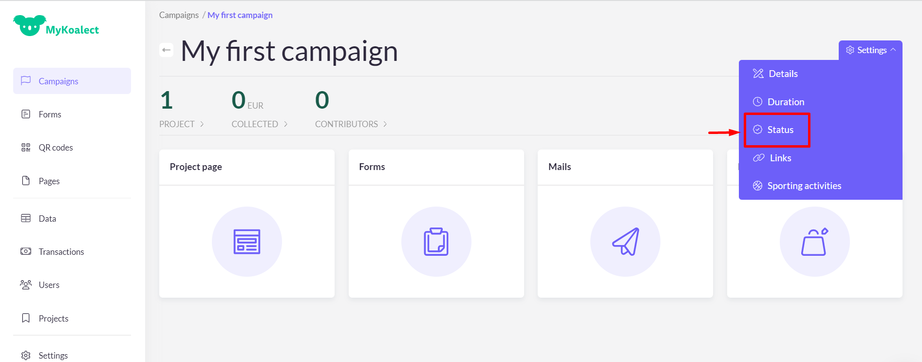 Publish campaigns on your platform - FAQ - Koalect